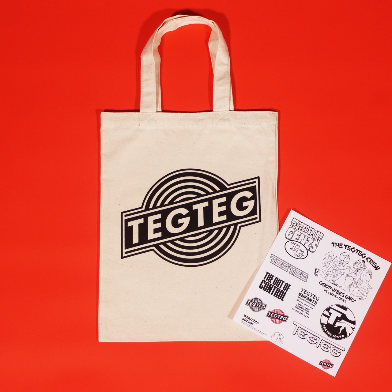TEG TEG × WEARABLE STICKER | TIAM kids fashion magazine